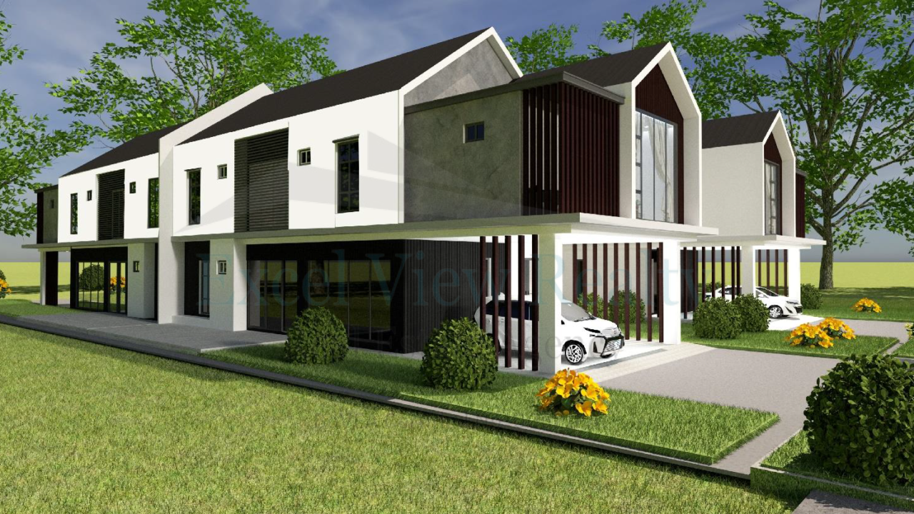 Double Storey Semi-Detached House at Mata-Mata | Excel View Realty
